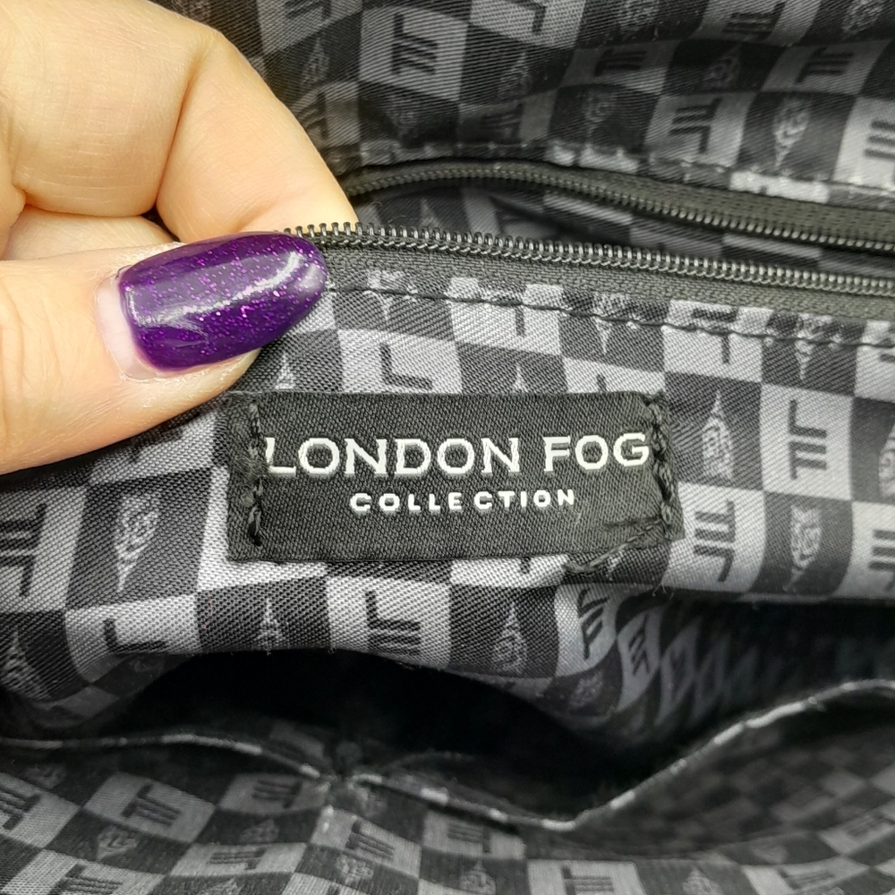 London Fog Collection Hunter Green Satchel Caroline C… - Gem